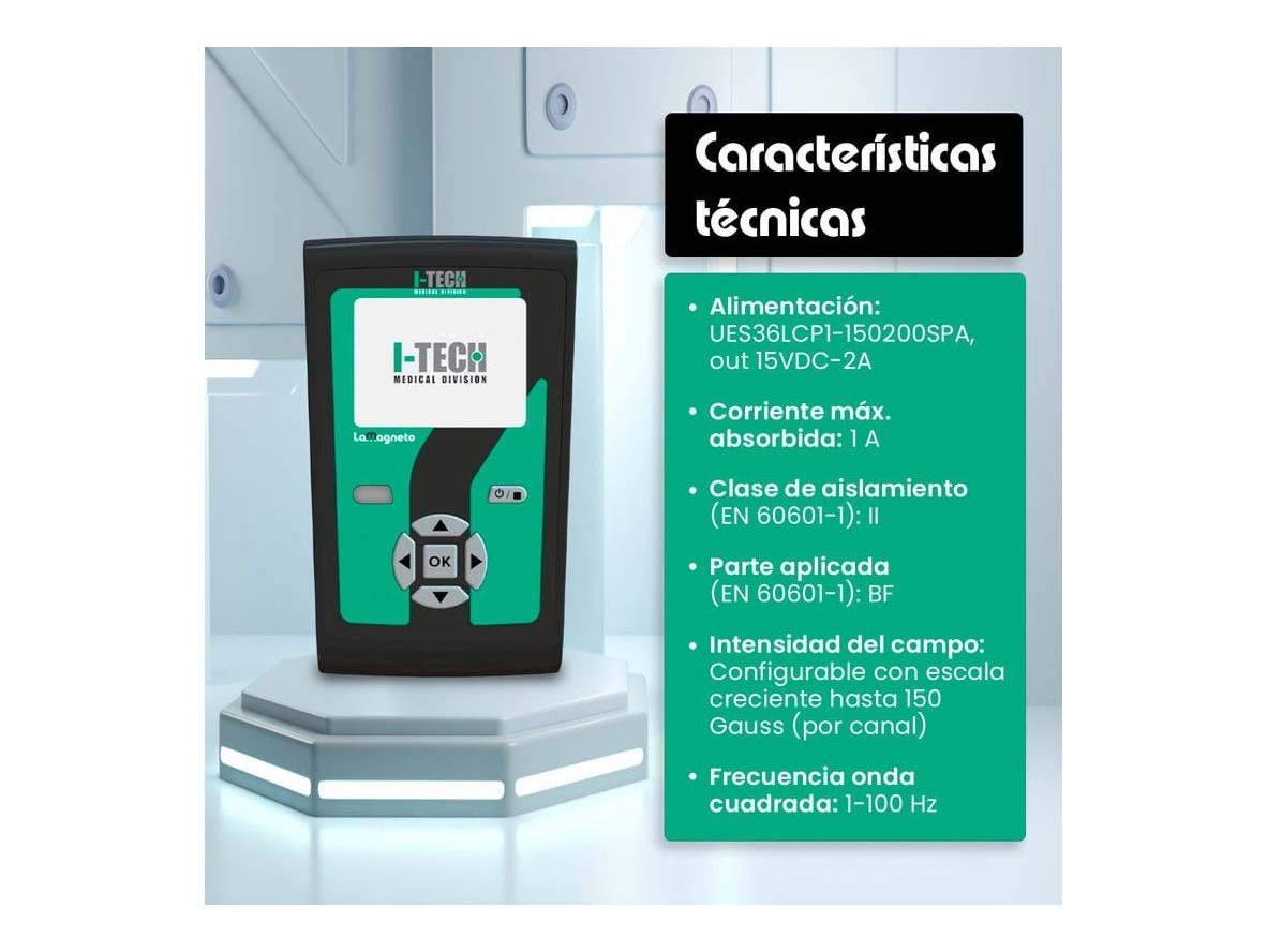 Magnetoterapia LaMagneto. Tratamiento seguro e indoloro.