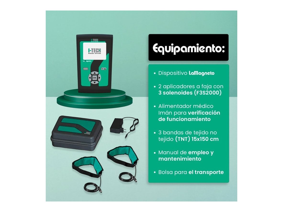 Magnetoterapia LaMagneto. Tratamiento seguro e indoloro.