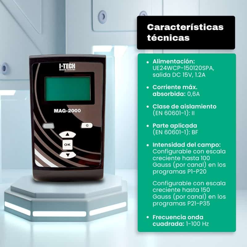 Equipo de magnetoterapia I-Tech Mag 2000
