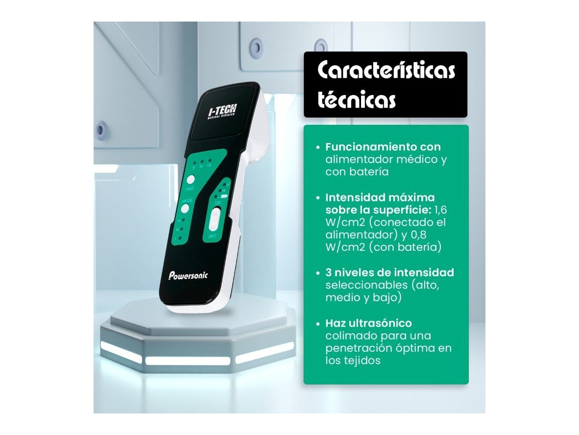 POWERSONIC I-tech Ultrasonidos inalámbrico