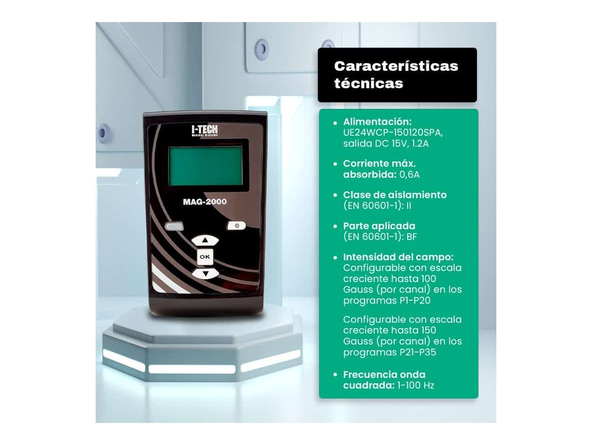 Pack Magnetoterapia Mag 2000 con Tap2000